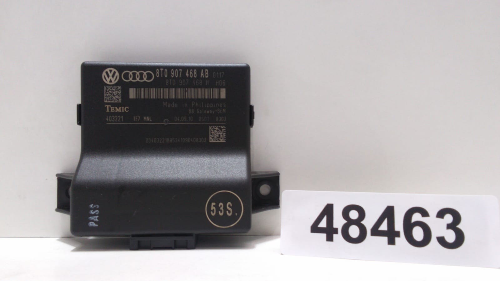8T0907468AB ELECTRONIC MODULE / 48463 / 142293 FOR AUDI A4 AVANT 8K5 ...